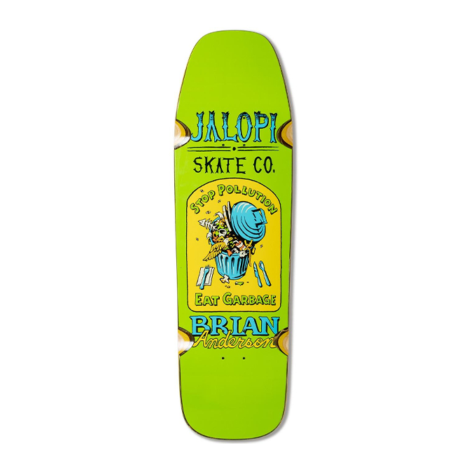 Anti Hero - Brian Anderson - Jalopi Returns Deck - Green – Hemley ...