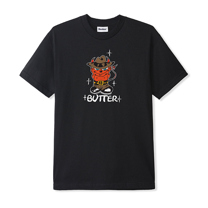 Butter Goods - Devil Tee - Black – Hemley Skateboarding