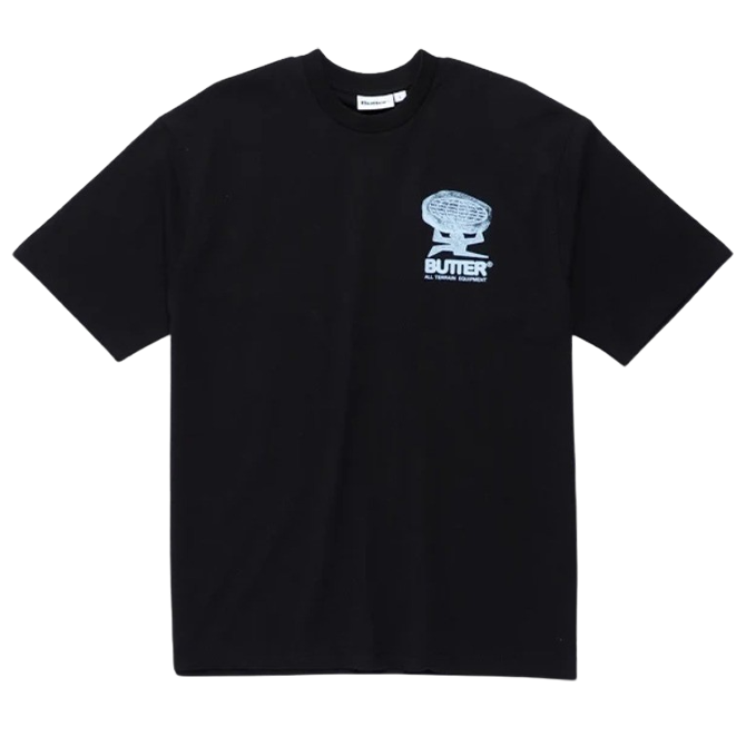 Butter Goods - Terrain Tee - Washed Black – Hemley Skateboarding