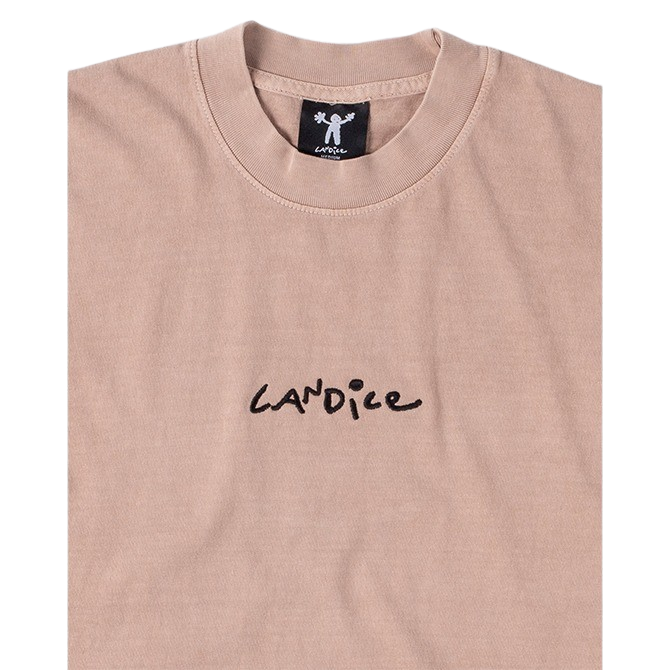 Candice - Logo Tee - Rose Quartz – Hemley Skateboarding